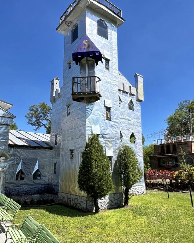 The castle's watchtower stands sentinel, keeping an eye out for approaching dragons—or more likely, curious tourists with cameras.