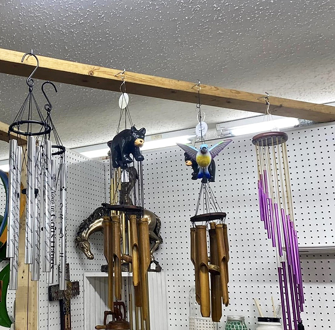 These wind chimes aren't just making music—they're playing the soundtrack of lazy summer afternoons on grandma's porch. Listen closely!