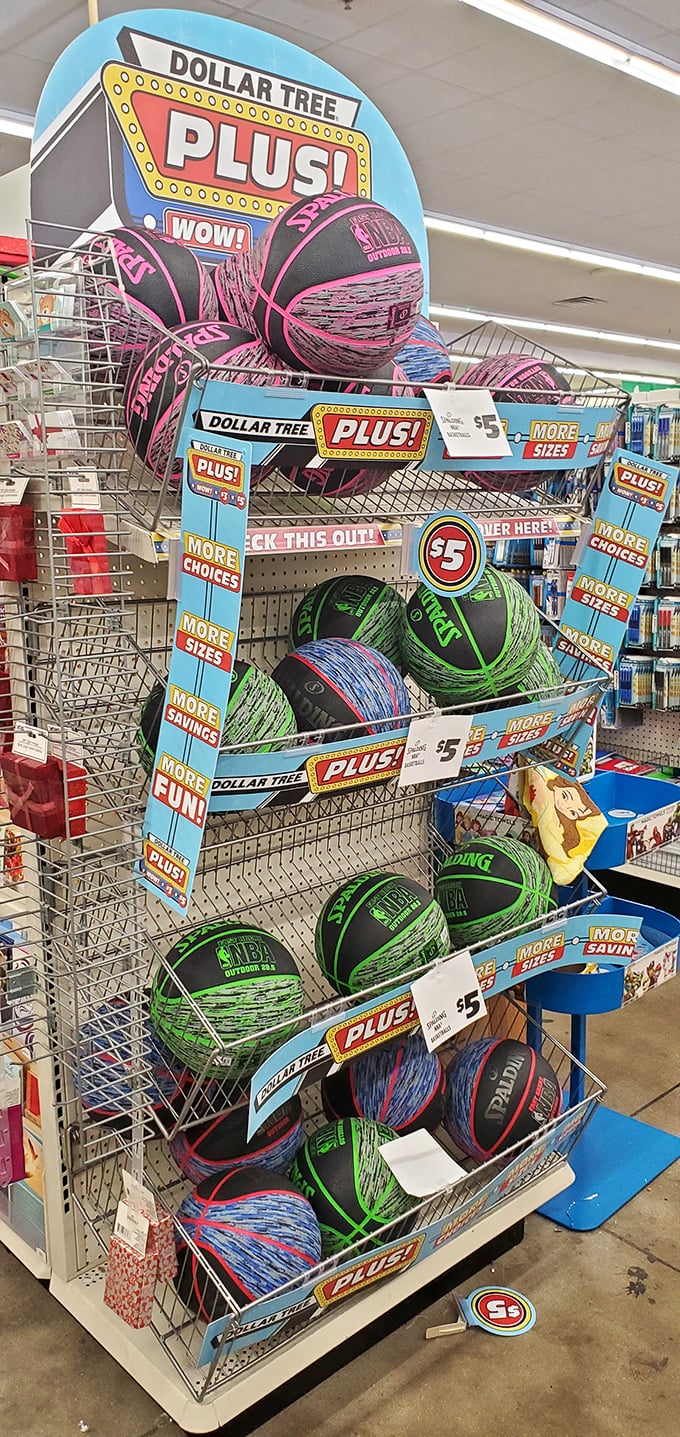 Slam dunk savings in the sports section. These basketballs promise NBA dreams without the NBA price tag. 
