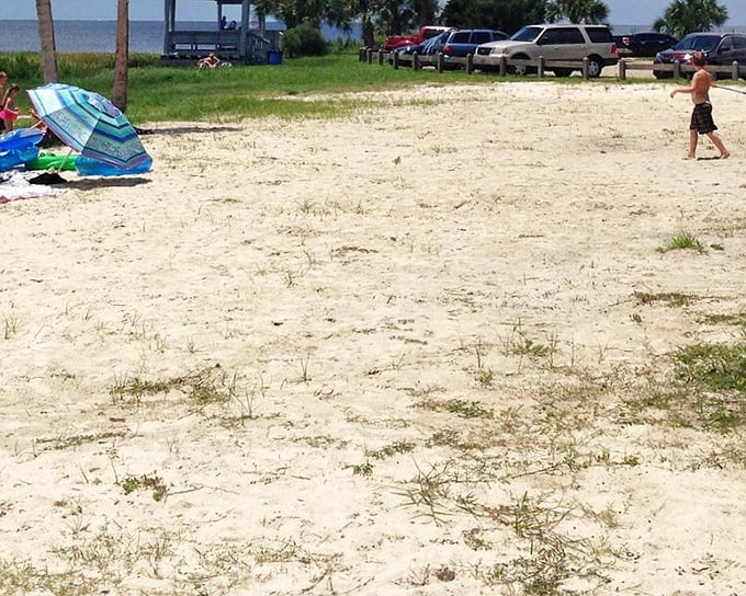The kind of beach that doesn't need volleyball tournaments or jet skis to be perfect – just bring a chair and your ability to appreciate silence.