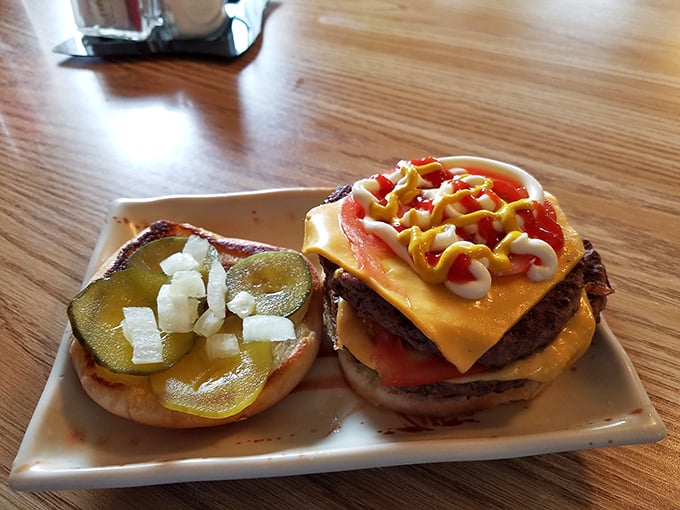 This isn't some pretentious $18 "artisanal" burger – it's the honest-to-goodness real deal that reminds you why Americans fell in love with burgers in the first place.