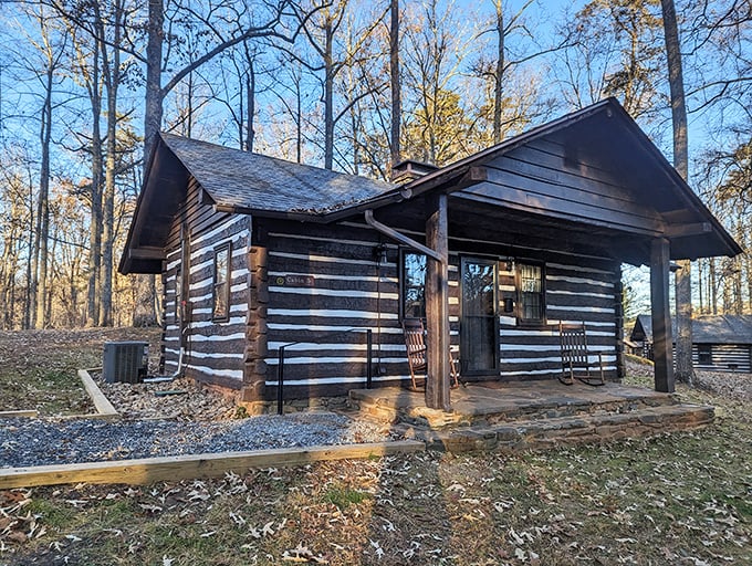 These historic log cabins aren't just accommodations—they're time machines to a simpler era, minus the dysentery and dial-up internet.