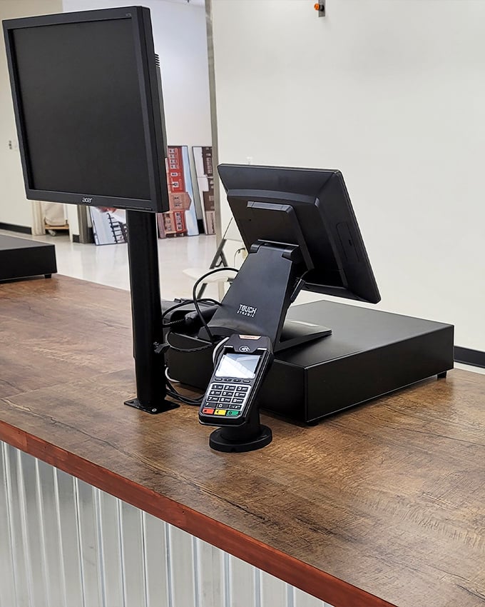 Modern technology meets old-school savings – where the total never causes that familiar retail-induced heart palpitation moment.