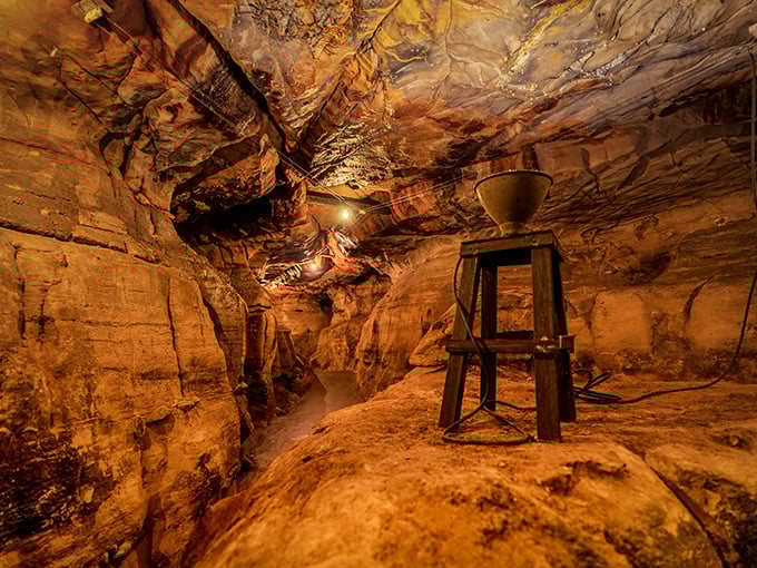 This chamber could double as a movie set for an alien world, yet it's been hiding right under Ohio farmland all along.