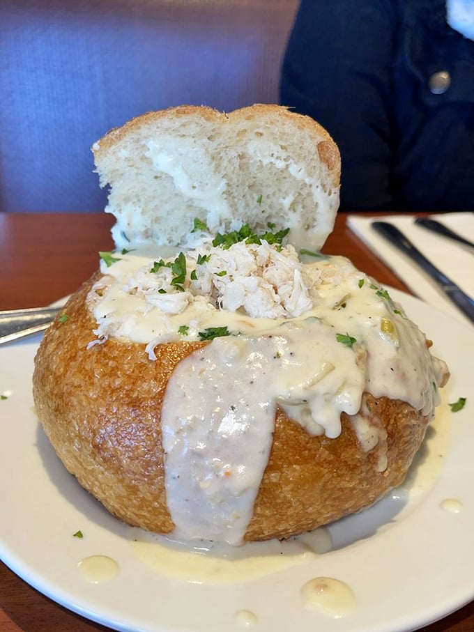 Not just chowder—a sourdough bread bowl of creamy comfort that makes foggy San Francisco days feel like they were designed for this moment.