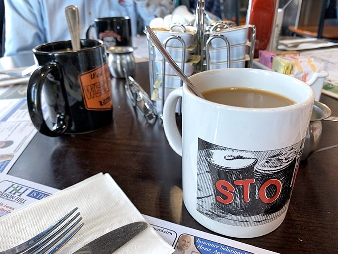 Coffee served in mugs with personality – because the right vessel makes that morning caffeine hit taste even better.