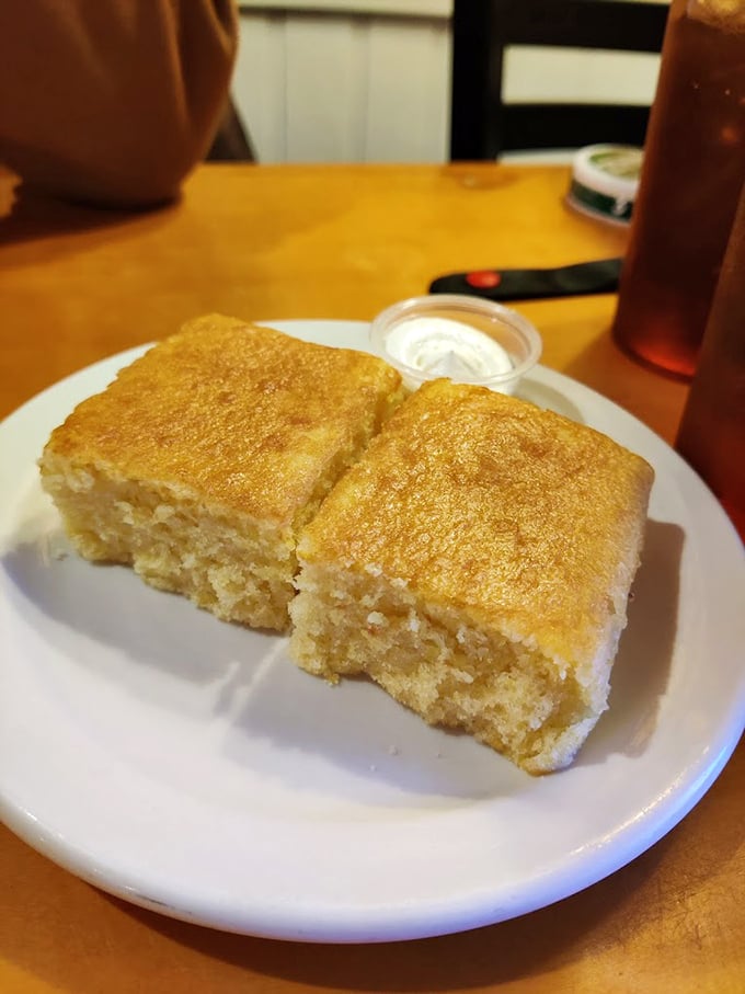 Cornbread that strikes the perfect balance between sweet and savory. Golden, moist, and worthy of being the main event rather than a side dish.