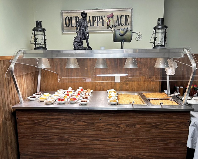"Our Happy Place" indeed – a dessert bar that understands happiness is measured in pie slices and cake squares.