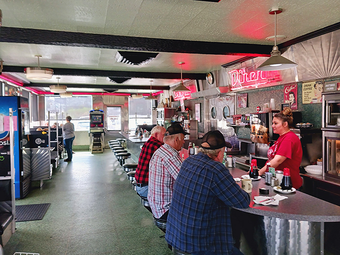 Where stories are exchanged over coffee—these counter seats have heard more local news than any newspaper in Somerset County.