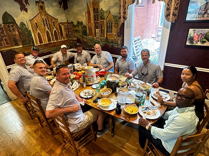 Strangers at the start, family by dessert. Monell's communal tables turn "breaking bread" from metaphor to delicious reality.