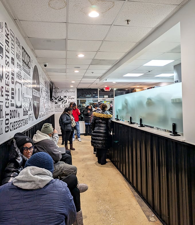 The line forms for a reason. Like a secret concert venue, the best food spots reveal themselves through the universal language of waiting customers.