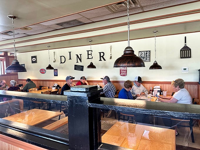 The true heart of any great diner isn't on the menu—it's the regulars who've turned these booths into their second living room.
