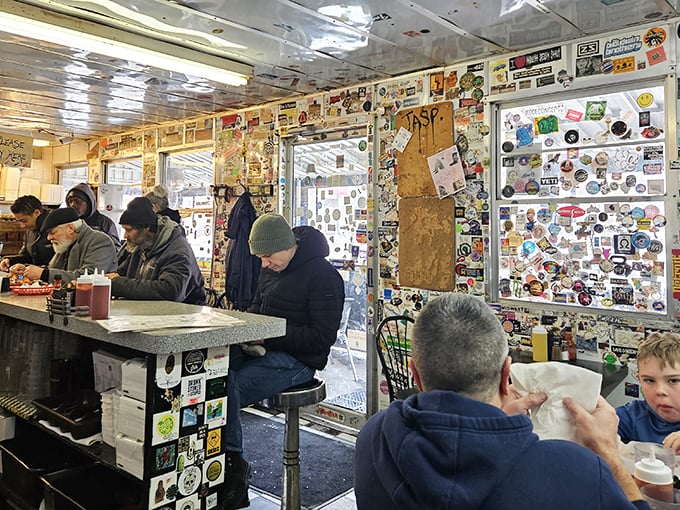 Morning at the Fleetwood brings together a cross-section of Ann Arbor life—students, workers, and retirees united by the universal language of good diner food.