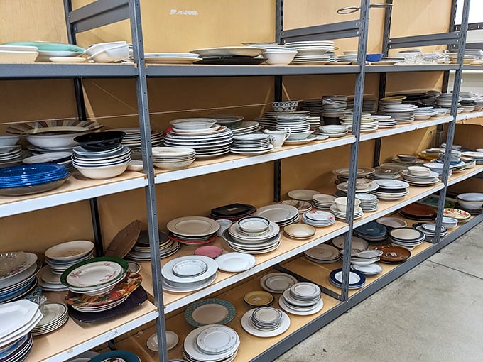 Plates upon plates upon plates! From everyday dining to special occasion china, these dishes have served memories before and are ready to do it again.