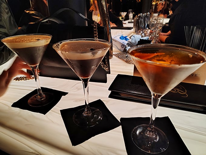 Cocktails at The Belvedere aren't just drinks—they're liquid masterpieces that make waiting for your table feel like part of the experience.