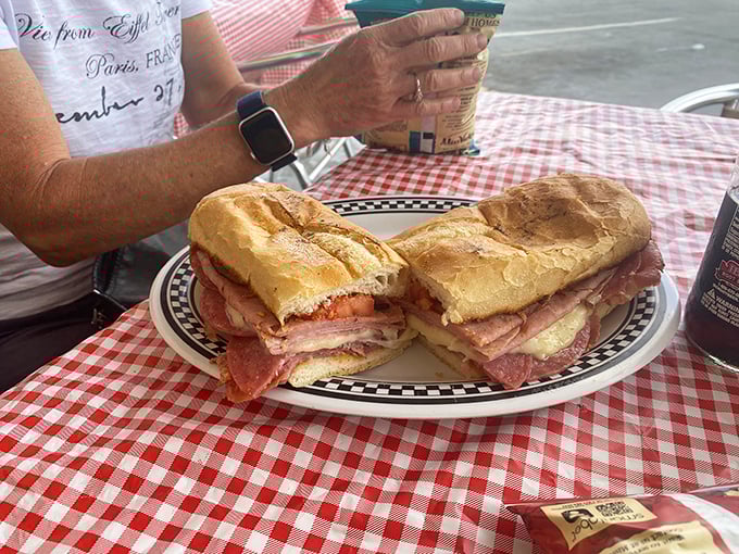 The Italian sub—where every ingredient plays its part perfectly. Like a well-rehearsed band, nothing's fighting for the spotlight.