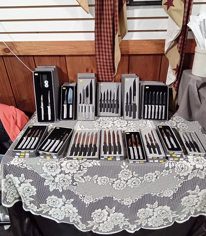 Serious kitchen tools for serious cooks. These aren't your flimsy discount store knives—these blades mean business, just like Grandma's were.