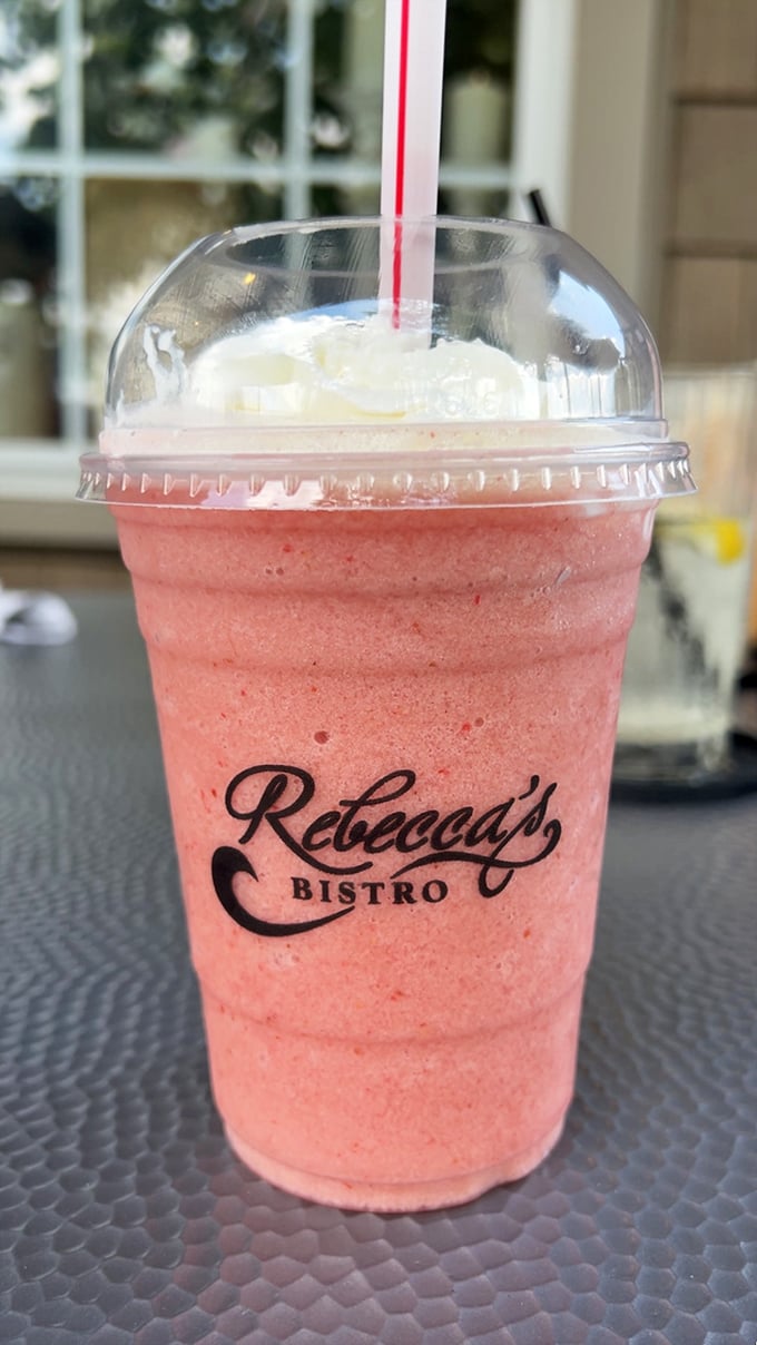 Their fruit smoothie isn't just refreshing—it's what summer would taste like if you could pour it into a cup.