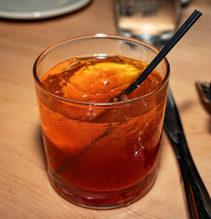 An Old Fashioned done right—no fancy infusions or smoke shows, just the perfect balance of whiskey, bitters, and tradition in a glass.