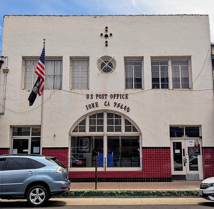 The Ione Post Office—where your mail carrier knows your dog's name and probably has treats ready for the inevitable greeting.