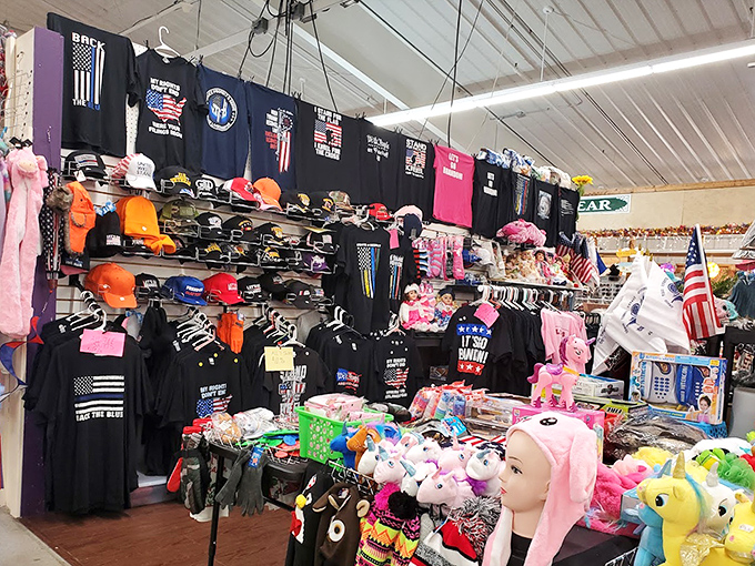T-shirt philosophy and hat theology on full display – where your allegiances, humor, and personality can be declared without saying a word.