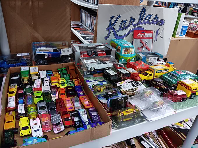 Hot Wheels heaven! These miniature chariots of childhood nostalgia prove that some toys, like some people, only get more valuable with age.