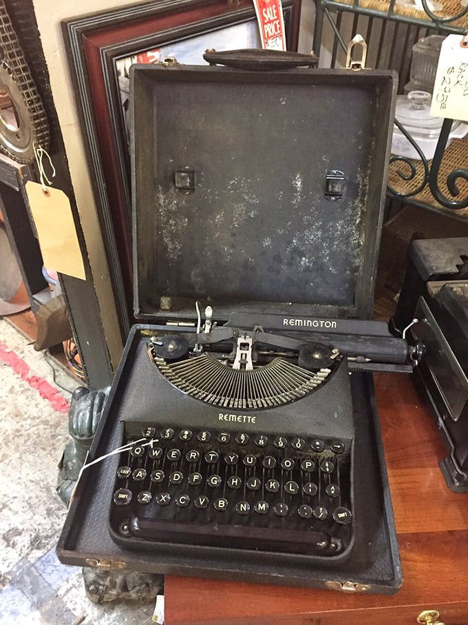 This Remington typewriter witnessed countless love letters before laptops made romance feel less romantic.