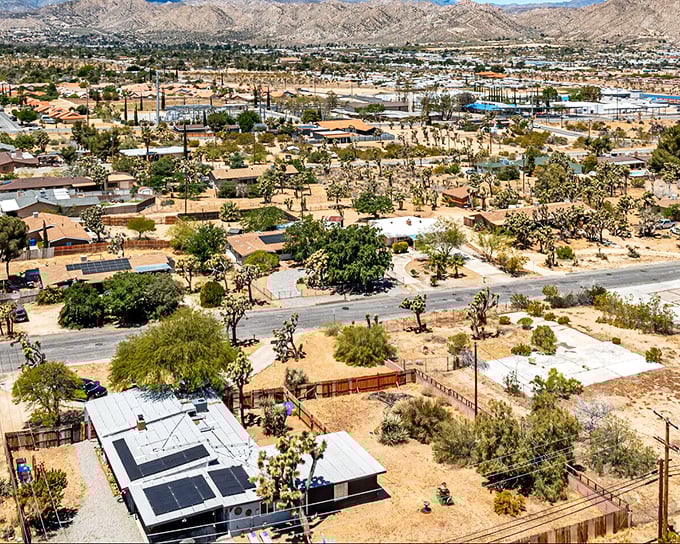 Room to breathe! Yucca Valley's residential areas offer that increasingly rare California luxury – actual space between you and your neighbors, with mountains as your backdrop.