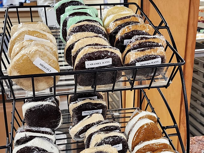 Whoopie pies stacked like sweet little UFOs, ready to abduct your taste buds and take them somewhere wonderful.