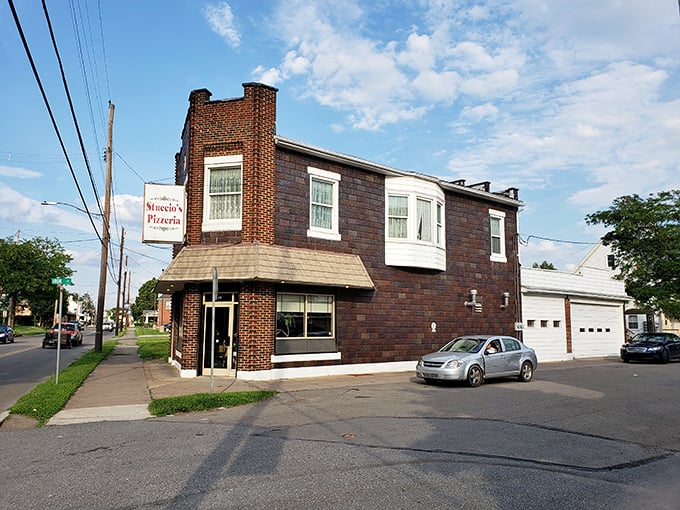 Stucco’s Pizzeria brings a hometown flavor to Berwick, serving up slices from a cozy corner brick building.