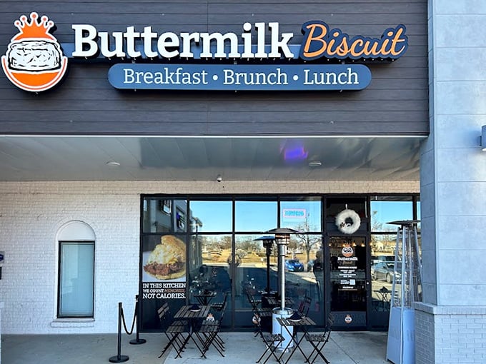 Modern storefront meets old-school biscuit mastery in this College Park breakfast and lunch destination.
