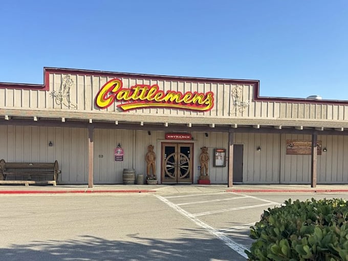 Cattlemen's in Selma brings Wild West charm to your dinner plans – those wooden cowboys have seen some serious feasting.