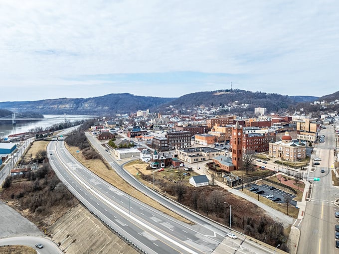 East Liverpool hugs the Ohio River like an old friend, offering waterfront views without waterfront prices.