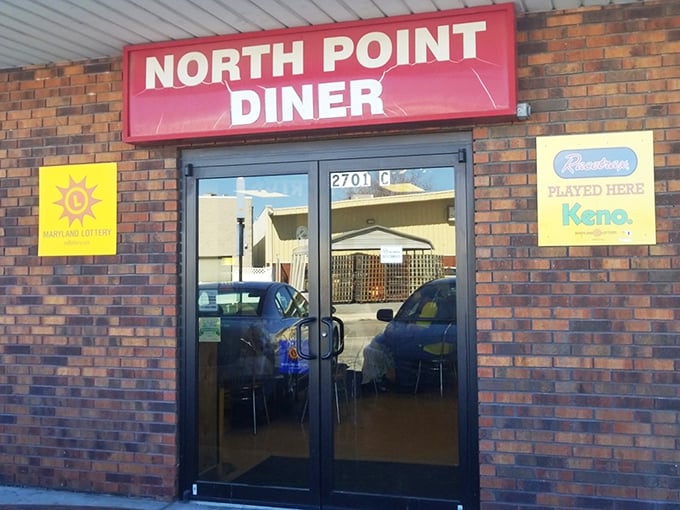 North Point Diner's solid brick construction suggests food as dependable as the building that houses it.