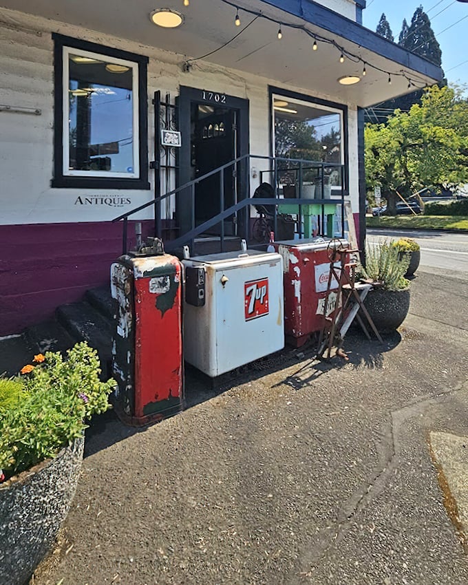 When vintage Coca-Cola coolers greet you at the door, you know you've found a place that celebrates authentic Americana.