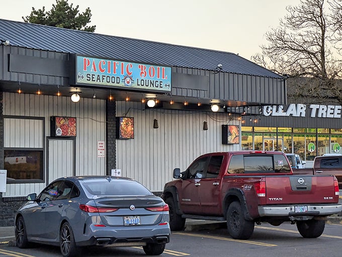 String lights and seafood—a combination as perfect as butter and garlic. This strip mall gem is worth finding.