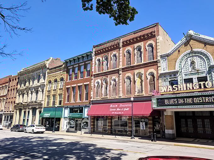 Quincy's historic Washington Street district features beautifully preserved architecture and restaurants where prices seem frozen in time.