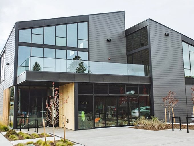 This modern building houses one of Bend's most thoughtful approaches to local beef sourcing.
