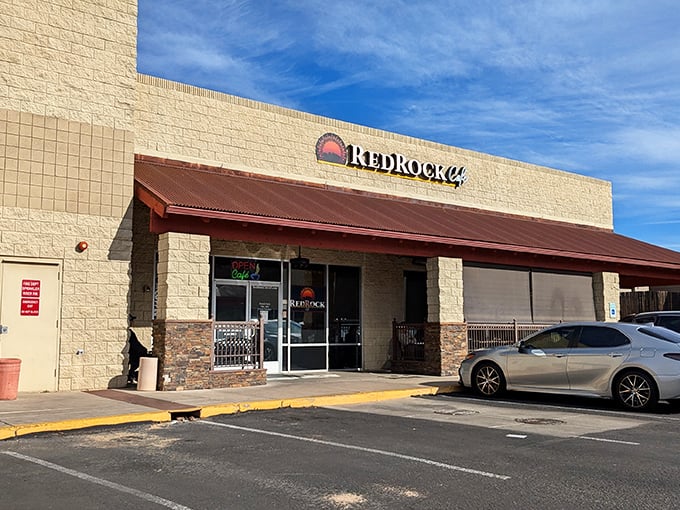 RedRock Café's stone facade blends perfectly with Sedona's landscape – a taste of local flavor in every sense.