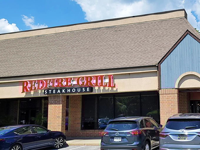 Redfire Grill's understated shopping center location is the culinary equivalent of Clark Kent—ordinary outside, super inside!