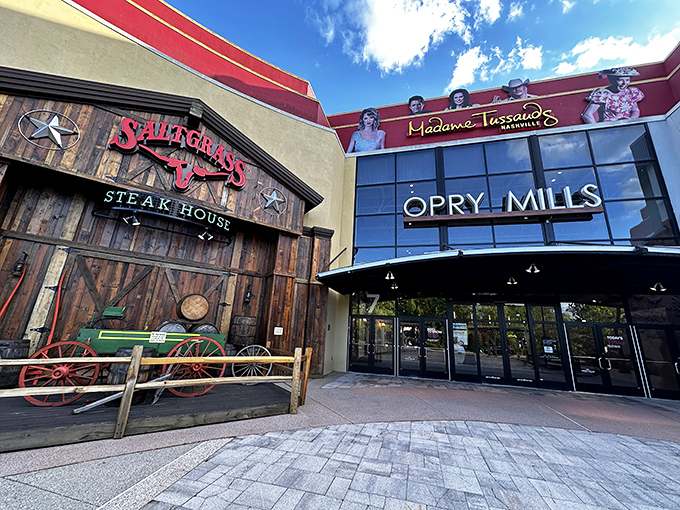 Texas-sized hospitality meets Nashville charm in this Opry Mills steakhouse that delivers every time.