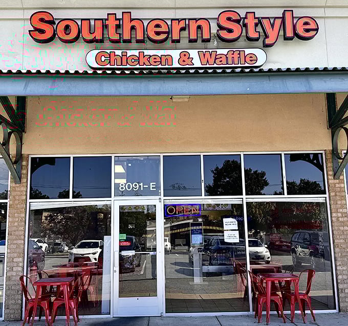 Another Southern Style outpost spreading the chicken-and-waffle gospel – resistance is futile and honestly, why would you resist?