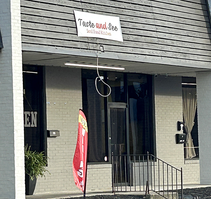 Taste And See's simple storefront belies the soul-satisfying treasures cooking inside. Sometimes the best food hides in plain sight!