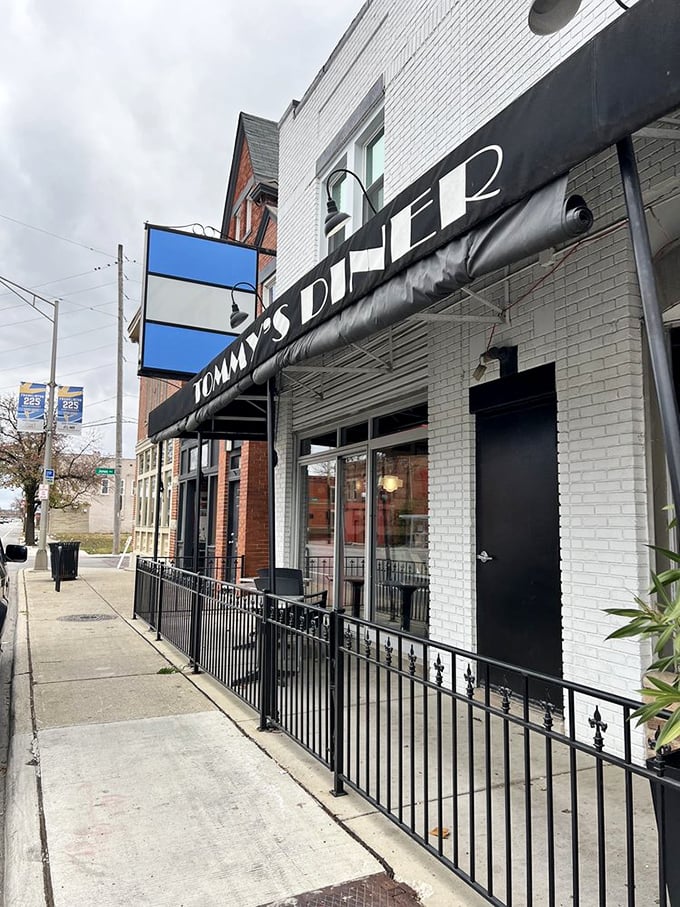 Classic diner architecture stands proud, a beacon for those seeking authentic breakfast comfort food.