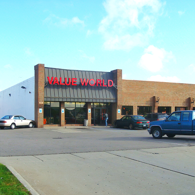 Value World's distinctive red signage has become a beacon for bargain hunters across Michigan communities.