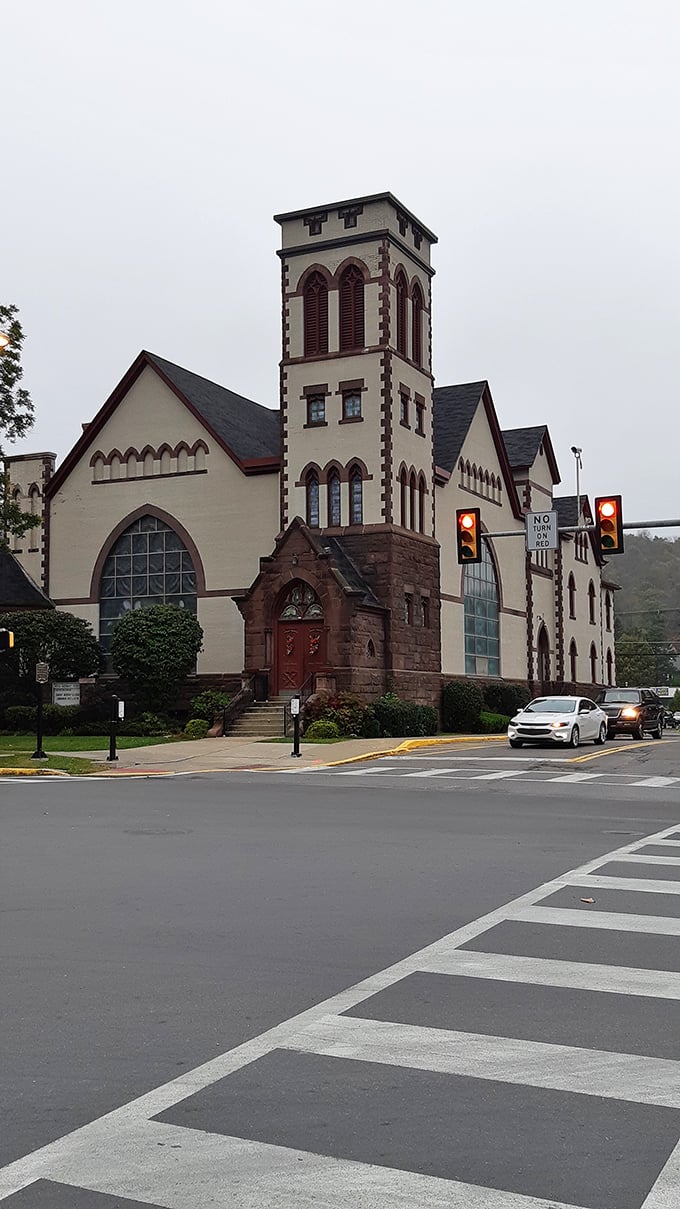 Historic church spires reach skyward while tree-lined streets keep your feet firmly planted in this delightful community.