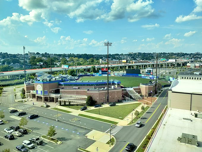 Wilmington's Frawley Stadium and surrounding development showcase the city's blend of recreation and business opportunities within a budget-friendly area.