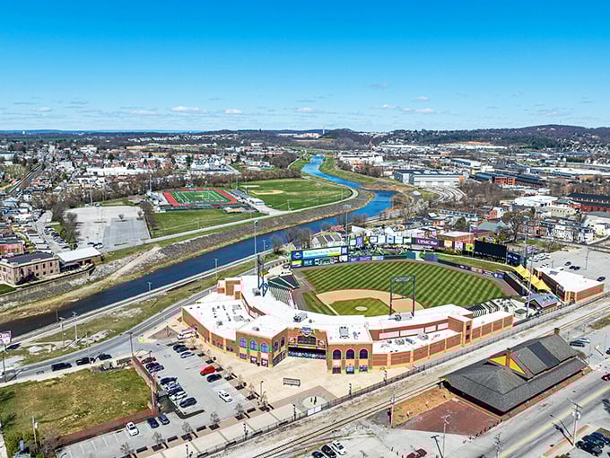 York's historic downtown streets blend colonial charm with modern convenience in perfect Pennsylvania harmony.