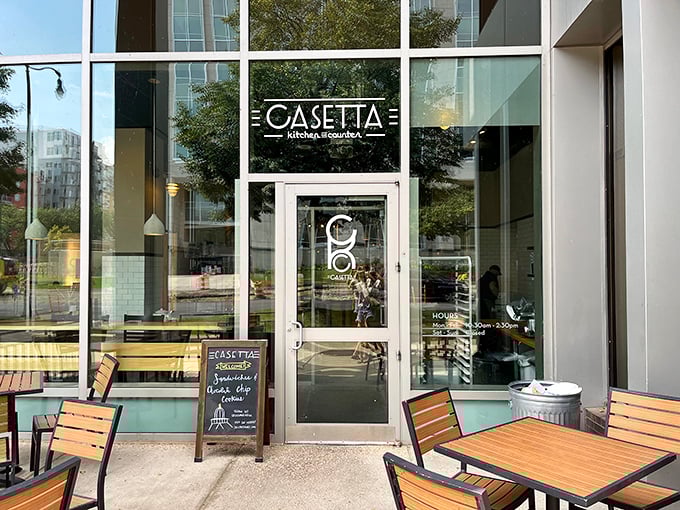 Contemporary design meets classic flavors where Madison's downtown crowd discovers their new favorite lunch spot.
