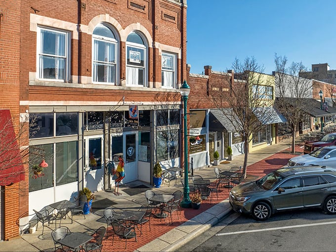 Dalton's downtown district – where military precision meets civilian-friendly prices on everything from gas to groceries.